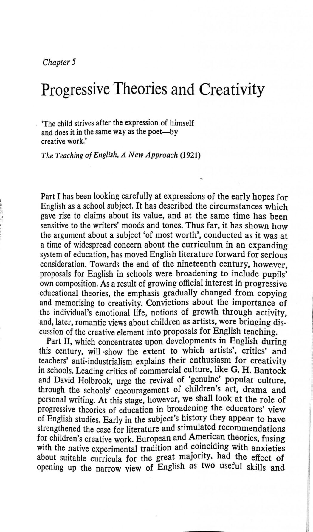 Progressive Theories and Creativity – garyhollingsbee.com