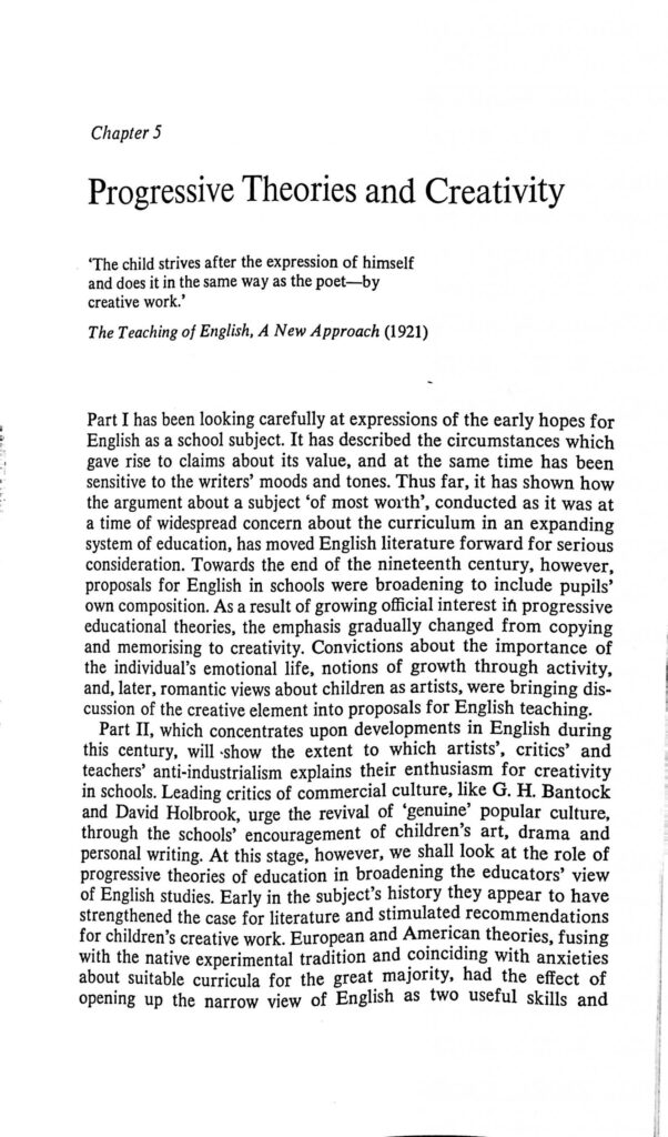 Progressive Theories and Creativity – garyhollingsbee.com